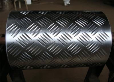 China 1060 Five Bars Mirror Finish Aluminium Sheet Embossed Non - Slip For Decoration for sale