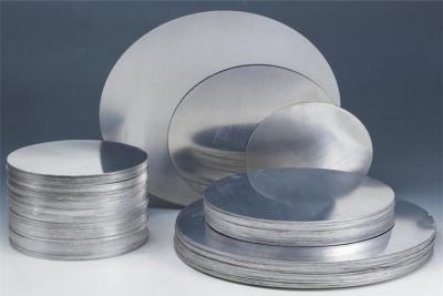 China Lamp / Cookware Aluminium Discs Circles With Mill Finish Surface H22 H24 H26 O for sale