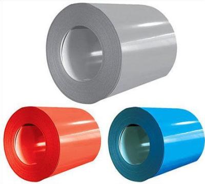 China 0.16 - 0.6mm Color Coated Aluminum Coil Durable For Office Buildings Roofing for sale