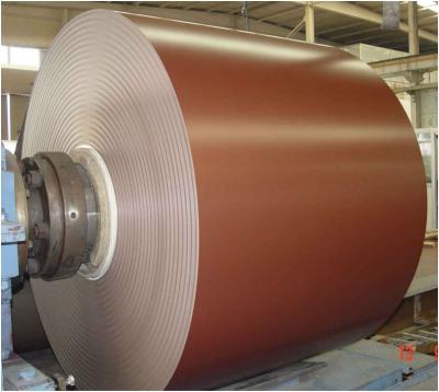 China PE / PVDF Color Coated Aluminum Coil Width 1000 - 1570mm Corrosion Resistant for sale