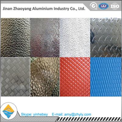 China Flat Aluminum Sheet 1060 3003 5052 5083 H14 H24 H18 H32 Aluminium Checkered Plate for sale
