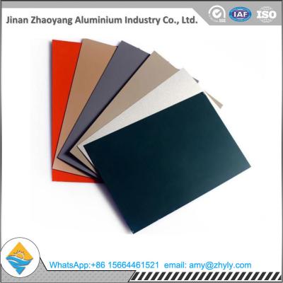 China Roofing Panel Color Coated Aluminium Alloy Sheet 1100 1060 1050 H24 / H14 0.6mm for sale