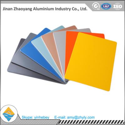 China 3003 0.9mm 1.0mm Color Coated Aluminium Plate For Decoration Weatherproof 50 kg / Cm for sale