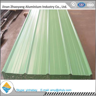 China Building Aluminum Corrugated Roofing Sheet / Roofing Plate with PVDF Coating for sale