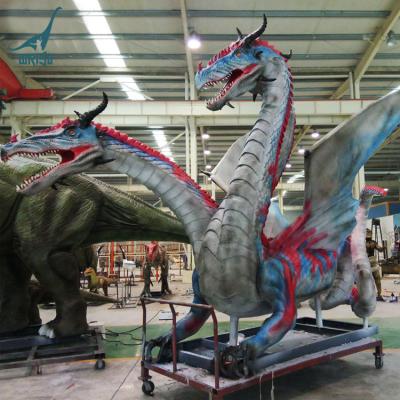 China Life Size Animatronic Chinese Dragon Statue for sale