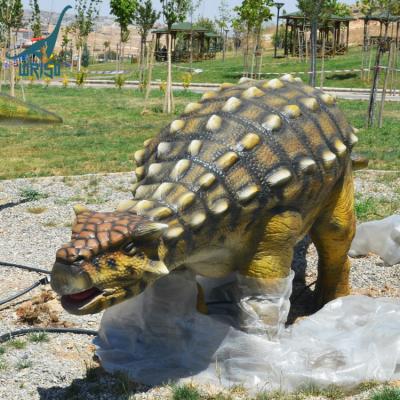 China Jurassic park life size animatronic ankylosaurus dinosaur in Turkey for sale