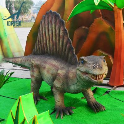 China Animatronic Park Equipment Life Size Mechanical Dinosaur Dimetrodon for sale