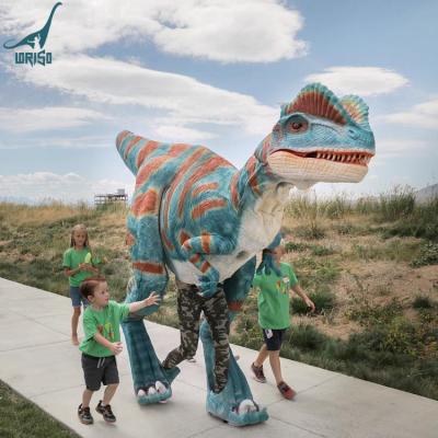 China Event show raptor dinosaur costume dilophosaurus suit for sale