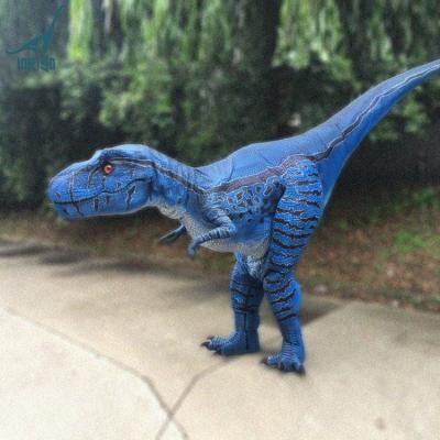 China New material life size hidden legs lifelike adult dinosaur costume for sale
