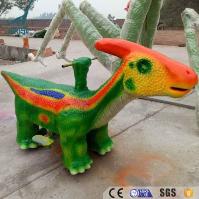 China outdoor playground electric dinosaur ride car for kids for sale