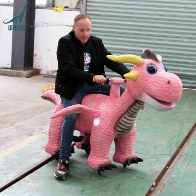 China Remote control animatronic walking dinosaur ride for sale