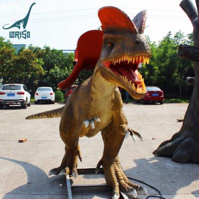 China Most Popular Backyard Rides Animatronic Dinosaur Dilophosaurus for sale