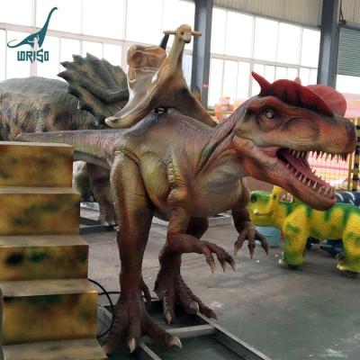 China Amusement park equipment animatronic dinosaur ride for kids for sale