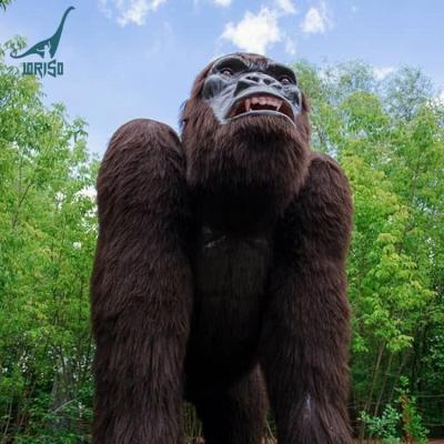 China Life Size Animated Animatronic Animals Gorilla Statue for Sale for sale