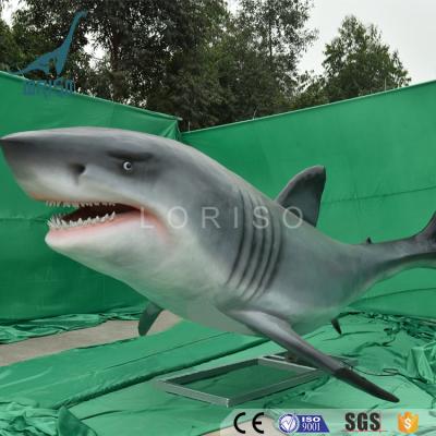 China Outdoor Playground Equipment Life Size Animatronic Shark For Sale for sale