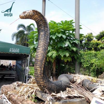 China Life Size Artificial Animatronics Animal Amusement Park Horrible Electronic Snake for sale