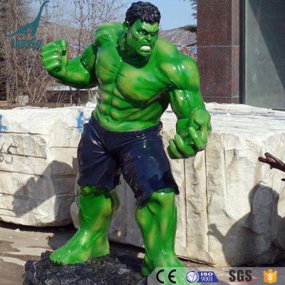 China Customized theme park fiberglass figure sculpture Hulk statues for sale
