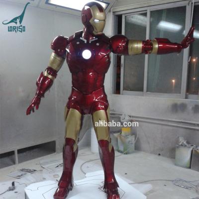 China Action Figure Life Size Fiberglass Statue Iron Man for Sale for sale