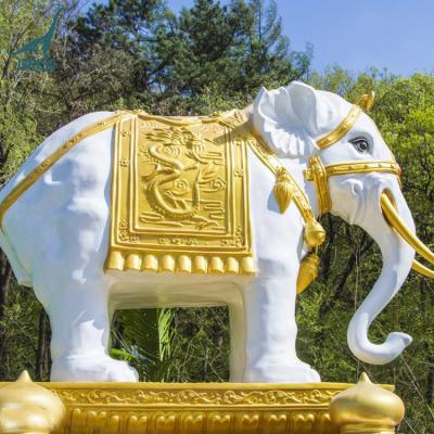 China China Suppliers Large Fiberglass Molds Wild Animal Elephant Statue for sale