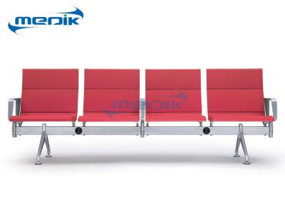 Cina 4 sedie della mobilia dell'ospedale di Seater laminano a freddo la struttura d'acciaio per la clinica in vendita