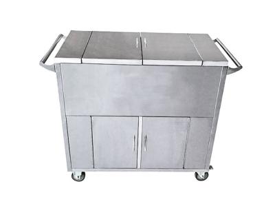 China Medical Trolley Two Door Stainless Steel Case Carts For CSSD for sale