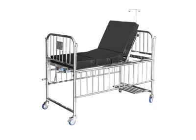 Cina Funzione manuale Molibe del letto due dell'ospedale infantile dell'acciaio inossidabile in vendita