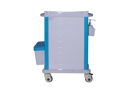 Cina Bordo di sporgenza dei carrelli del farmaco del bordo superiore di plastica medico dell'ABS per rianimazione in vendita