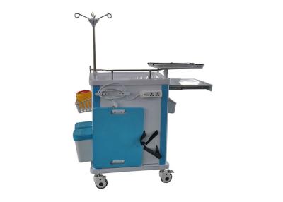 Cina Carrello medico di emergenza di cinque ABS dei cassetti con il palo del bordo IV di CPR in vendita