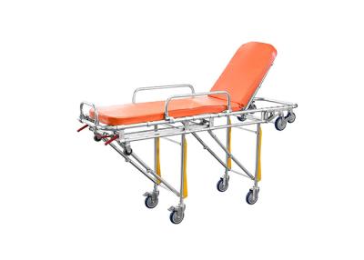 Cina Barella di carico automatica dell'ambulanza dello schienale regolabile medico mobile in vendita