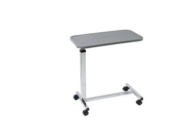 Cina Lato del letto regolabile mobile Tray Table Four Swiveling Castors dell'ospedale in vendita