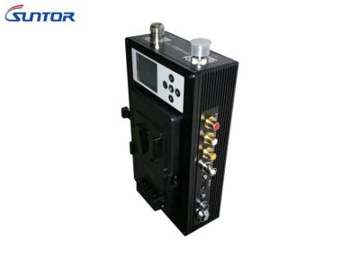 Transmisor inalámbrico portátil de Cofdm, sistema de transmisión video inalámbrico para el tiroteo llevado soldado