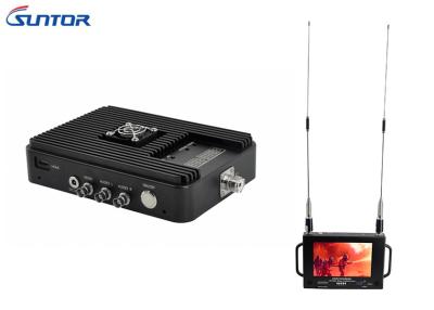 China NLOS Soldier Individual HD UAV Transmitter COFDM Wireless Video Link Black for sale