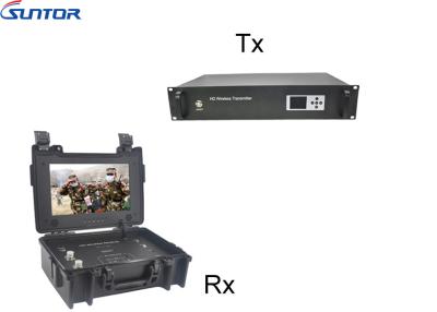China Vídeo inalámbrico del transmisor NLOS de la gama larga COFDM y enlace de comunicaciones de voz de 2 maneras en venta