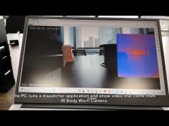IR Body Worn Camera Work with IP Mesh Radio