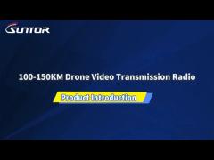 CD30NMT-V3 30-50KM Transmissor de vídeo de drone VTX RS232/TTL/SUBS PiHawk MAVLink para UAV