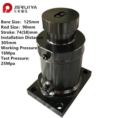 Cina cilindro idraulico del breve colpo ad alta pressione di 25Mpa 90mm Rod Pneumatic in vendita
