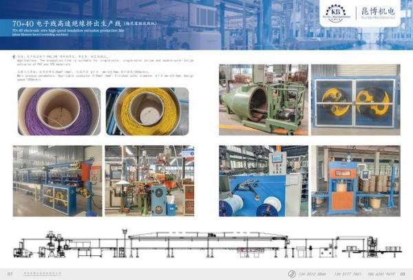 Quality High-Speed Electronic Wire Extrusion Line with Double-Layer Insulation and for sale