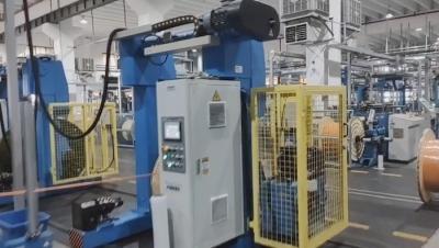 China 80m/min New Energy Tandem Extruder Extrusion Production Line with PLC Control and Laser Diameter Gauge for sale