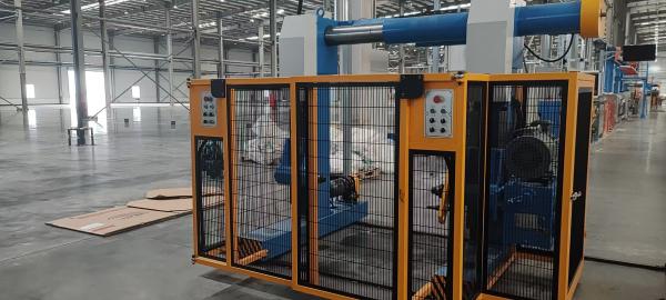 Quality Gantry Type Tension Pay-off Machine with Stable Tension-Controlled Unwinding and Magnetic Powder Brake for Wire Extrusion for sale