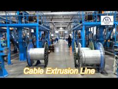 80mm 90mm 120mm cable extrusion line pvc tpe tpu xlpo 110m/min