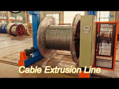 6mm-20mm applicable conductor new energy cable extrusion line 80m/min