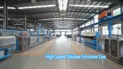 High Speed Silicone Wire Extrusion Line 80m per min
