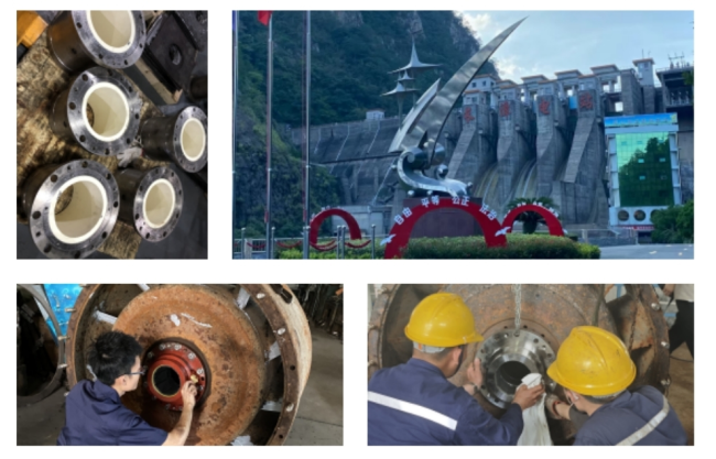 TSTN Guide Bearing For Hydro Generator Self-Lubricating Material Water Lubricated Bearing