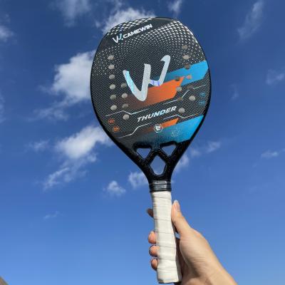 中国 18kカーボン繊維浜のテニス ラケットの粗雑面のかいテニスPadel 販売のため