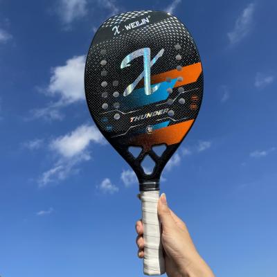中国 18kカーボン繊維浜のテニス ラケットの粗雑面のかいテニスPadel 販売のため