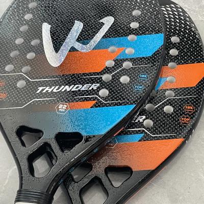 中国 18kカーボン繊維浜のテニス ラケットの粗雑面のかいテニスPadel 販売のため