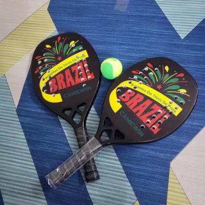中国 カーボン繊維のPadel浜のテニス ラケットは柔らかいエヴァを直面するRaquetaにとの運ぶ袋を漕ぐ 販売のため