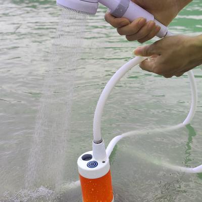 中国 携帯用キャンプのシャワー バス電気再充電可能なポンプは屋外のカー ウォッシュ ペット クリーニングを置いた 販売のため