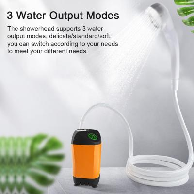 中国 屋外のキャンプのシャワーの再充電可能な電池式の手持ち型の電気ポンプ キャンプのBathのキット 販売のため