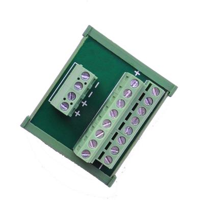 中国 配分のディバイダーのターミナル ブロックのブレイクアウト板をワイヤーで縛るDC 24V 8の方法動力源 販売のため